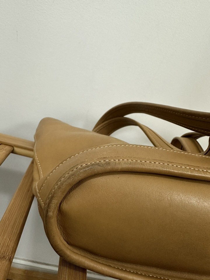 VTG Coach 9302 Leather Brown Shoulder Tote Bag | eBay