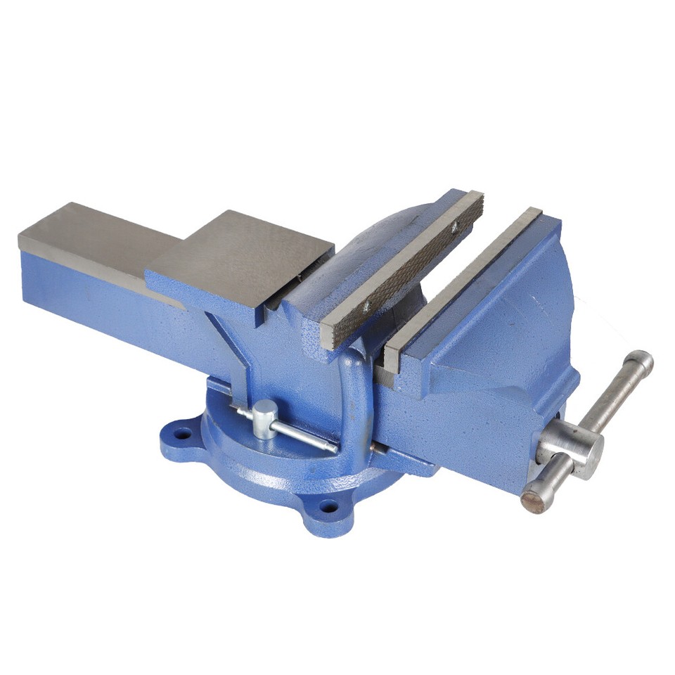 8" Multi-purpose Rotating Bench Vise Swival 360 Degree Heavy Duty With ...