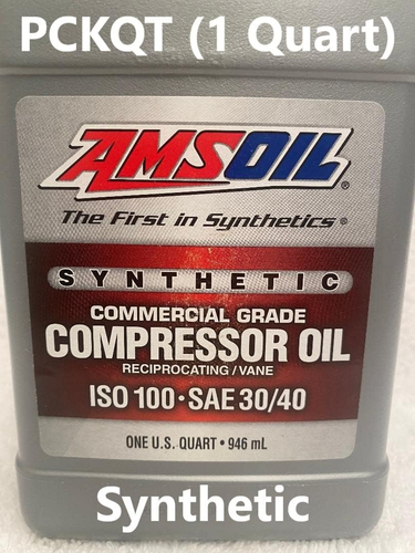 1 Quart Synthetic Commercial Grade Air Compressor Oil ISO-100 ...