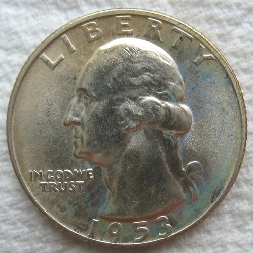 1953-D 25 Cents BU. Washington Silver Quarter | eBay