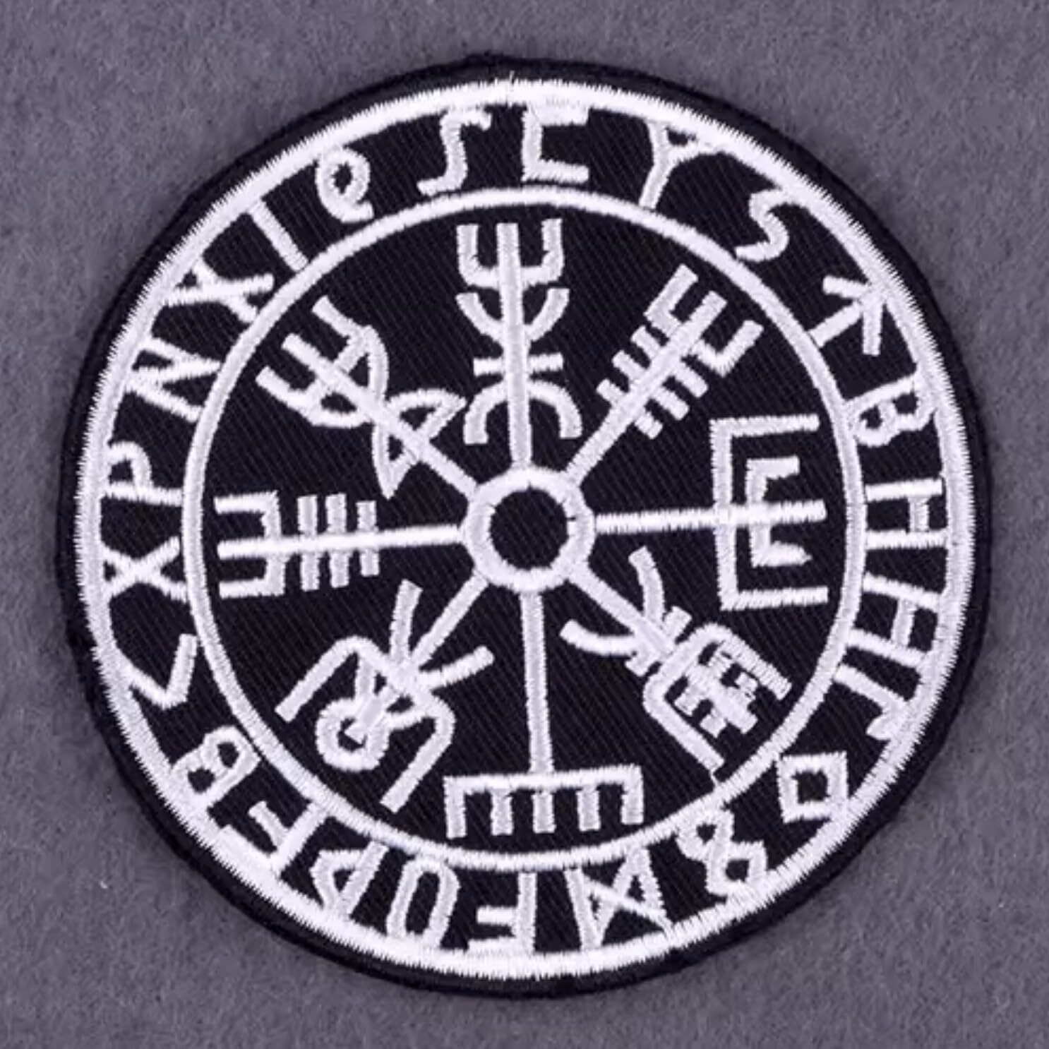 Norse Viking Rune Celtic Vegvisir Runic Symbol Thor Odin 3.2" Iron On ...