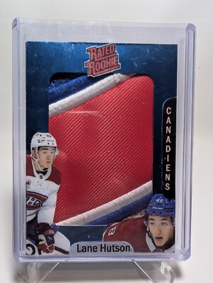 *Handmade Artistic Card* Lane Hutson Mega Patch Logo Montréal Canadiens ...