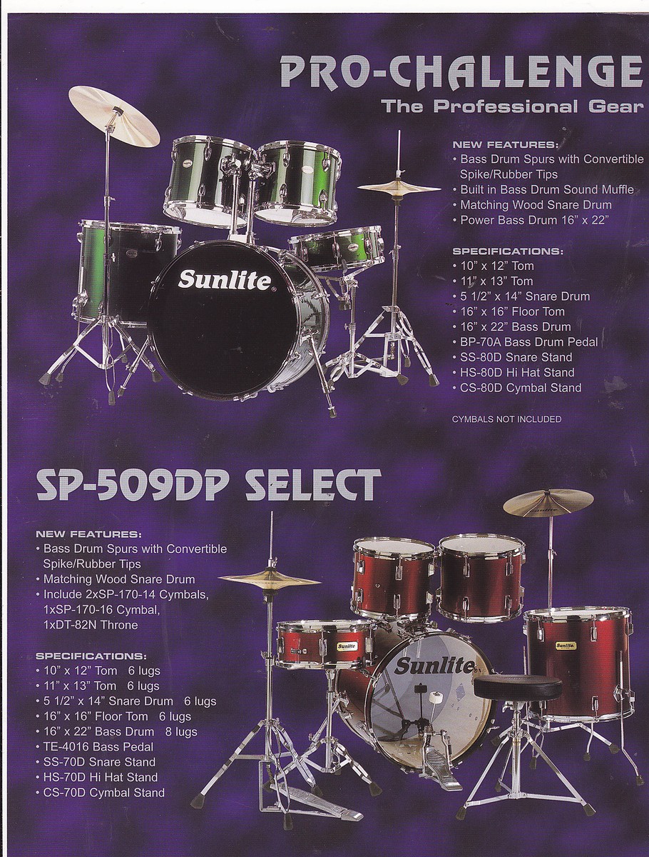 Sunlite Drums Sunlite Drum Set