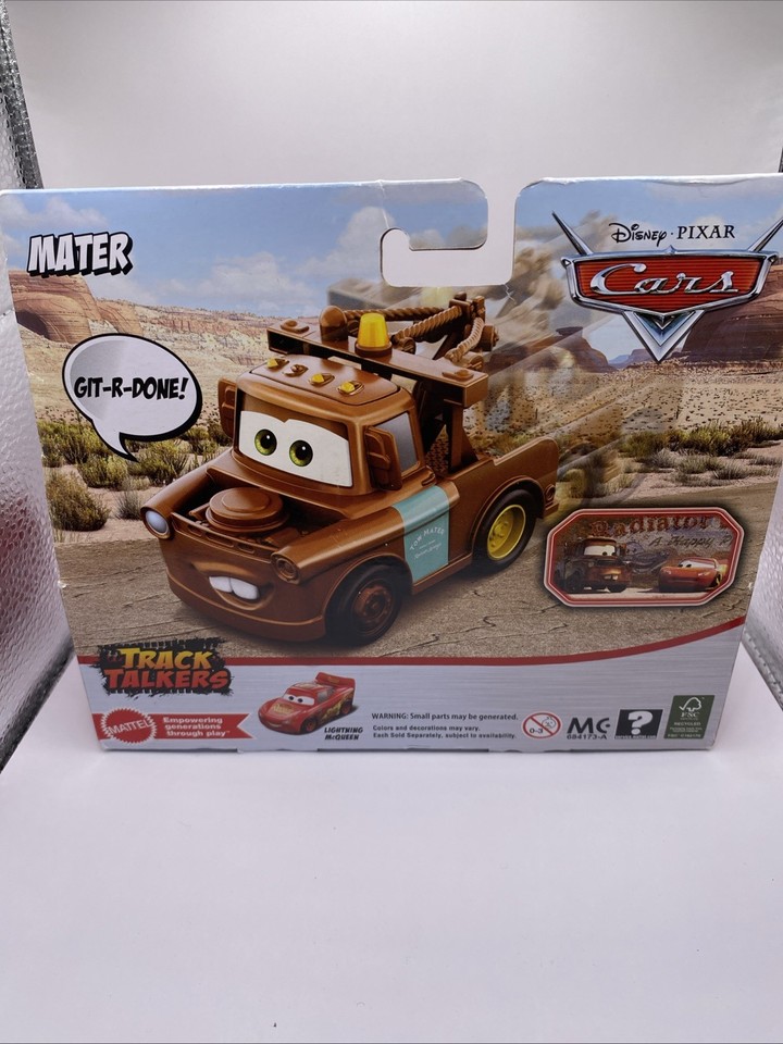 Disney Pixar Cars Track Talkers Mater Talking Tow Truck 15+ Sounds | eBay