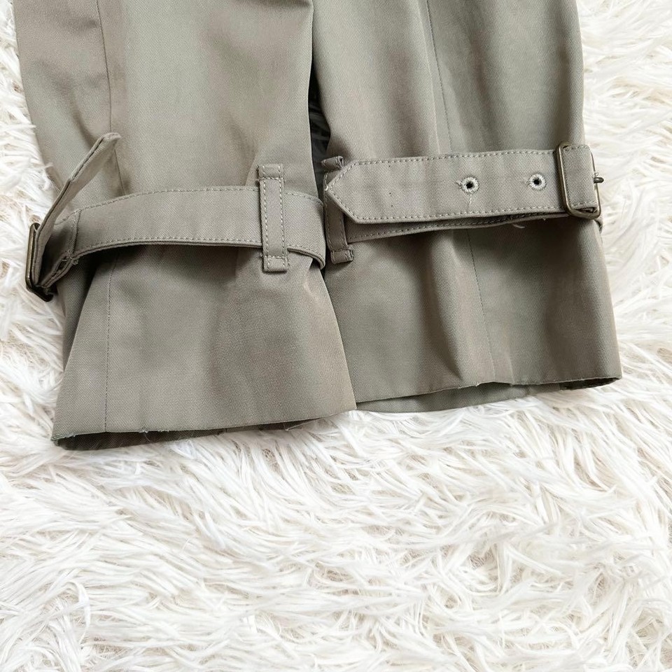 Burberry Trench Coat Khaki Cotton With Nova Check Pattern Size M For ...