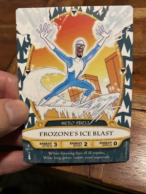 Disney Sorcerers of the Magic Kingdom Card 28/70 Frozone’s Ice Blast | eBay
