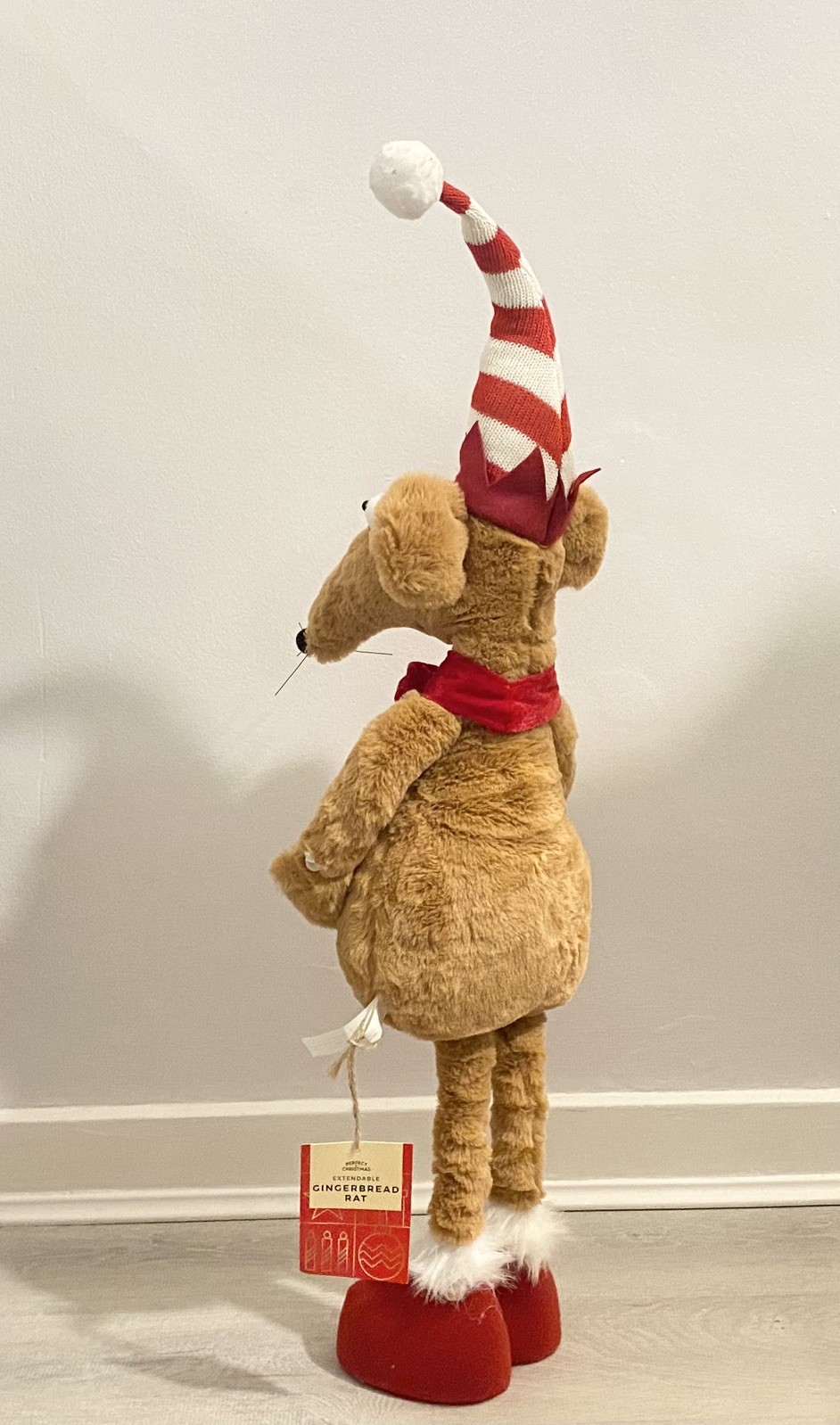 Aldi Christmas Rat 2025 Extendable Legs Gingerbread | eBay UK