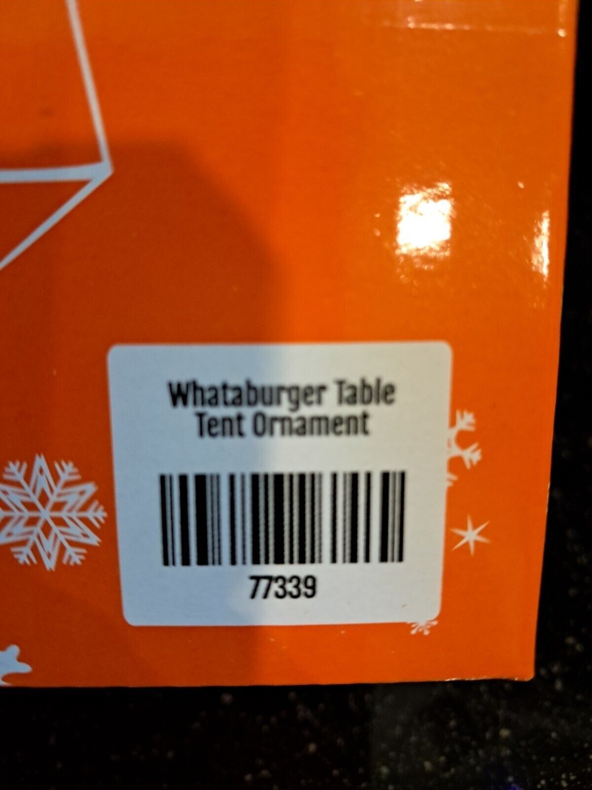 2 Pack NEW 2024 Whataburger Table Tent Silver Christmas Ornament | eBay