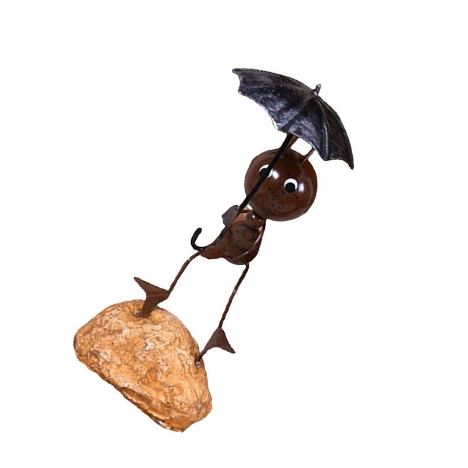 2PCS Iron Skin Ant Models Adornment Simple Ant Doll Decoration Cartoon ...