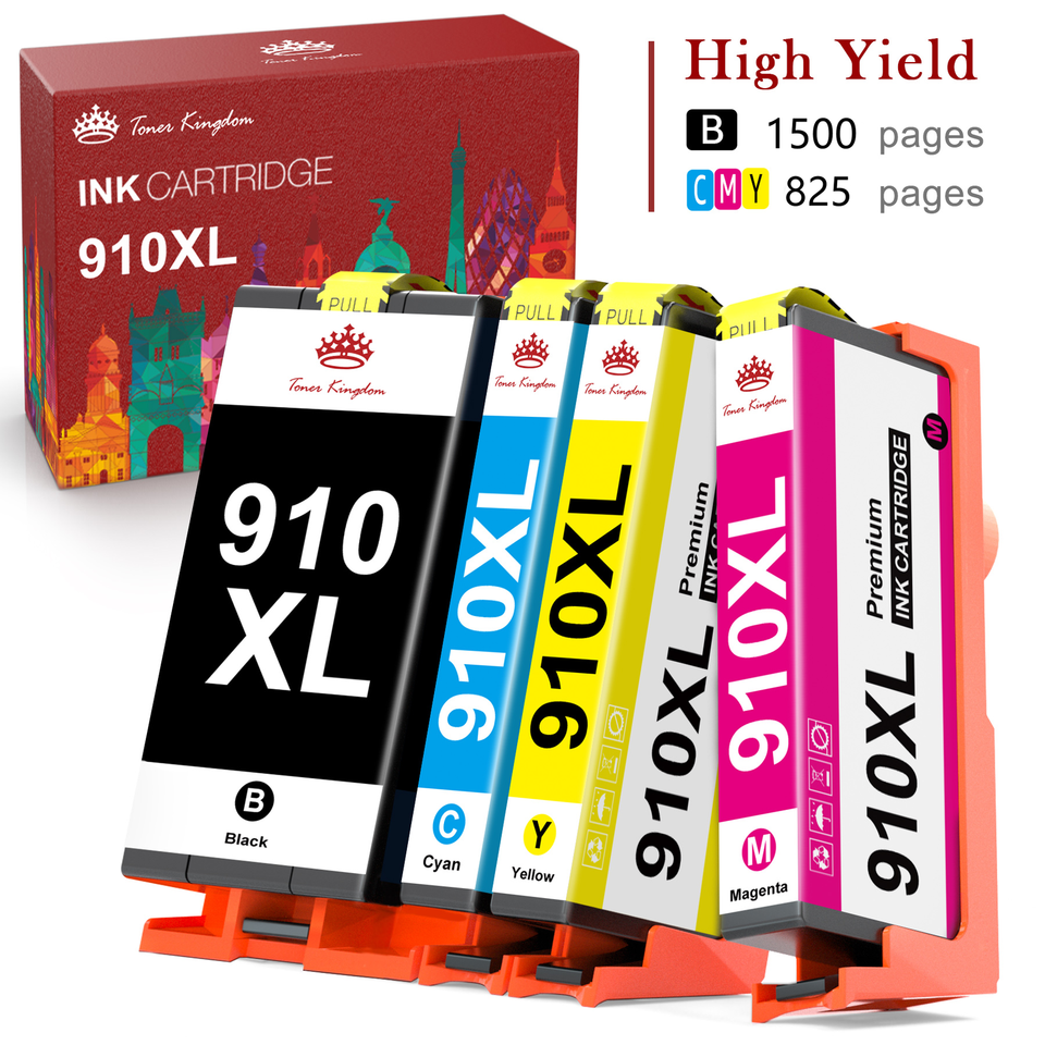 910XL Ink Cartridges for HP 910 OFFICEJET PRO 8010 8015 8020 8022 8025 ...