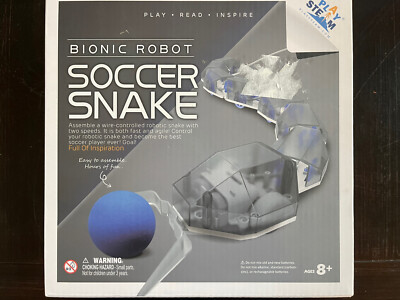 PLAY STEM Assemble Bionic Robot Soccer Snake Ages 8+ New Open Box | eBay