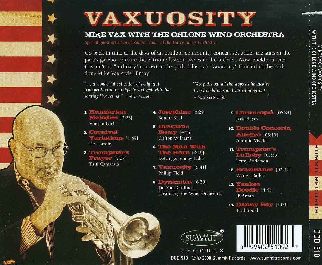 MIKE VAX VAXUOSITY NEW CD 99402510927| eBay