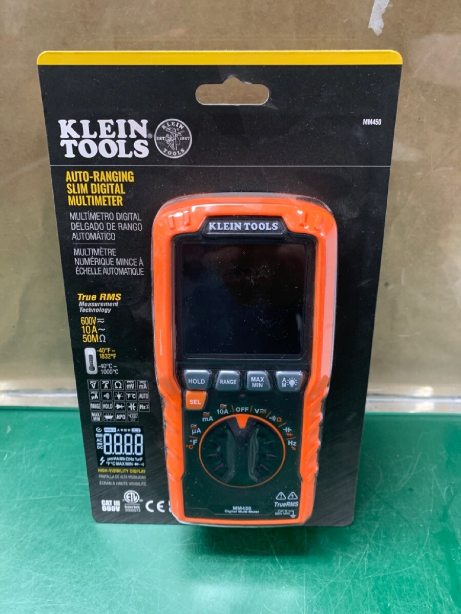Klein Tools MM450 Multimeter, Slim Digital Meter (E10031890) | eBay