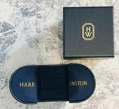 Harry Winston Ring Case empty case w/Box | eBay
