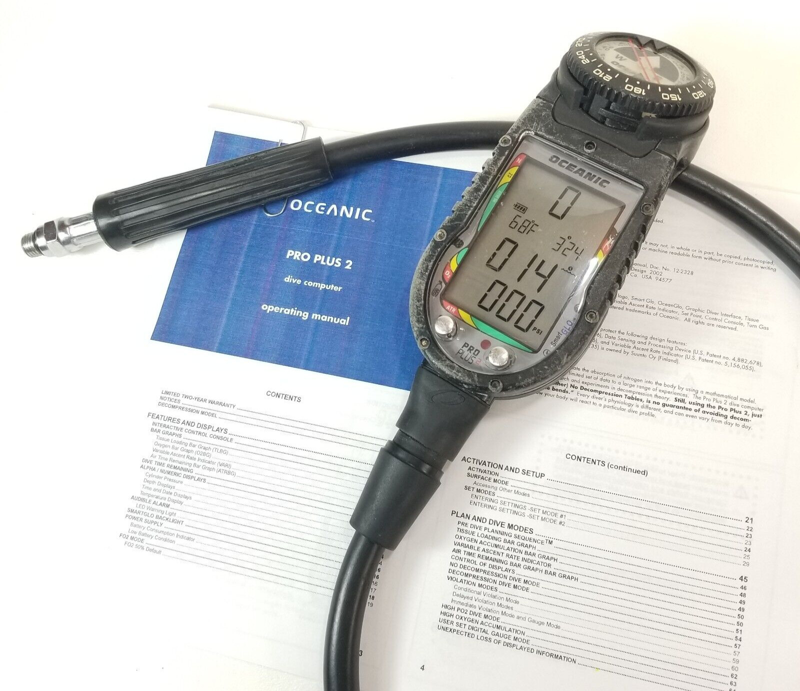 Oceanic Pro Plus 2.1 スキューバダイブエアー統合型コンピューター コンパスエアー&ナイトロックス 2- - La Paz ...