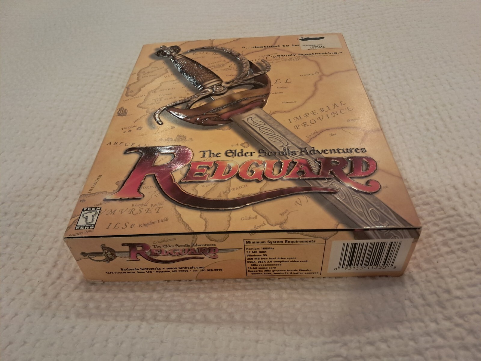 The Elder Scrolls Adventures: Redguard (PC, USA) RPG *Bethesda" Big Box ...