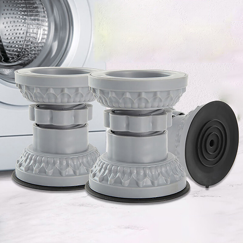 Adjustable Height Washing Machine Foot Pads Anti Vibration Refrigerator ...