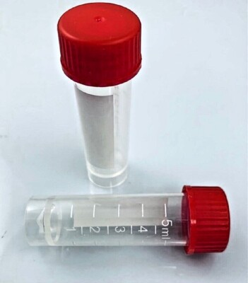 5ml Plastic Test Tube Samples Bottles with Screw x 100pcs | eBay UK