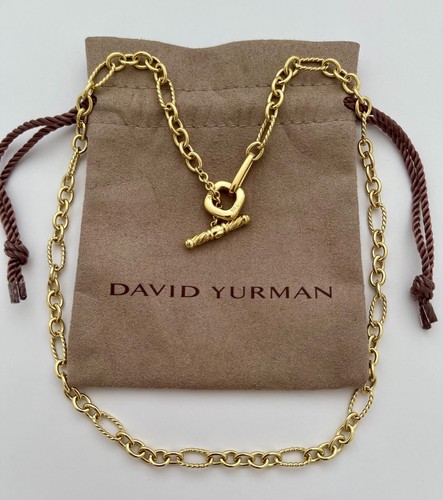 AUTHENTIC DAVID YURMAN VINTAGE NECKLACE 18K YG, 30.9 … - Gem