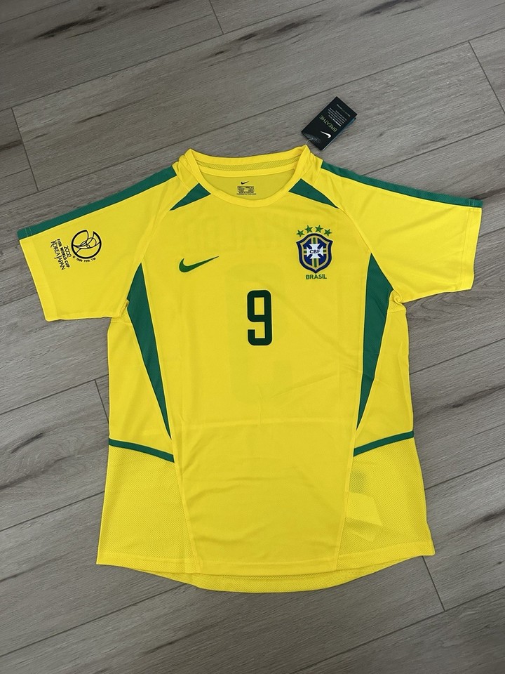 Brazil Ronaldo Yellow Soccer Jersey 2022 Size M | eBay