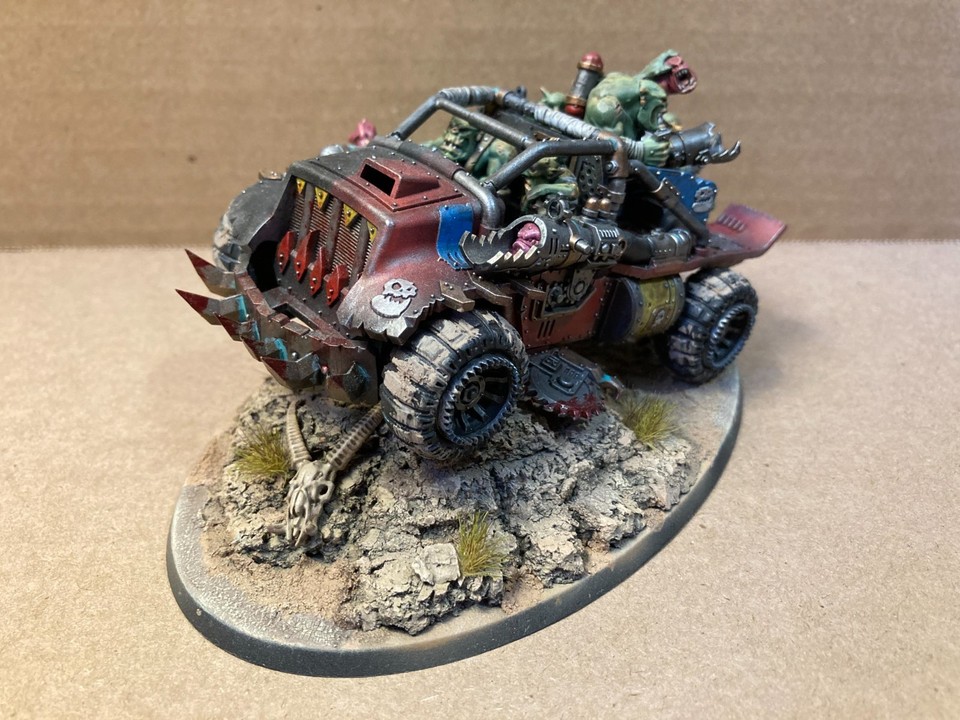 Warhammer 40K Orks, Rukkatrukk Squigbuggy, Painted | eBay