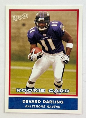 2004 Bazooka Football Devard Darling Ravens NFL RC #218 - Free Shipping ...