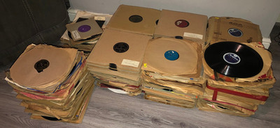 50x 78 RPM Gramophone Records Job Lot - 10" Vinyl Bundle Shellac ...