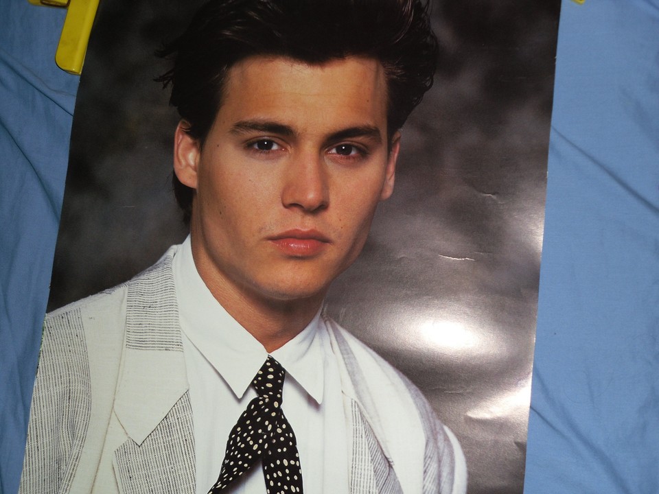 Johnny Depp POSTER Edward Scissorhands &21 Jump St. RETRO pic. Approx ...