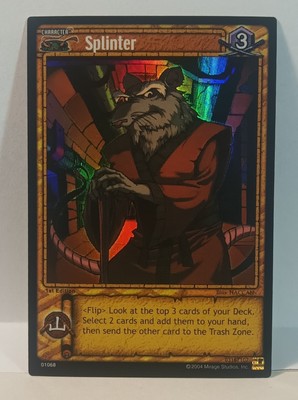 TMNT Teenage Mutant Ninja Turtles Unleashed Card #68 Splinter Foil | eBay