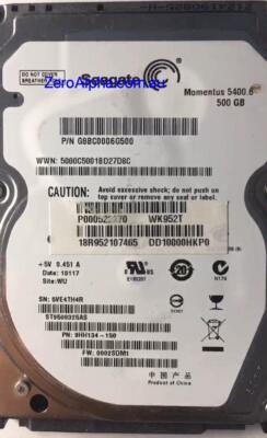 ST9500325AS, P000522270, 0002SDM1, WU, 5VE4 Seagate Data Recovery Donor ...