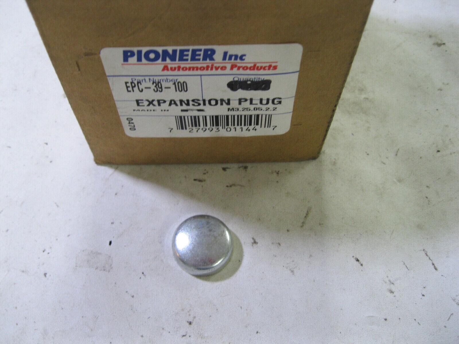Engine Core Plug-Expansion Plug Pioneer EPC-39 555-016 | eBay