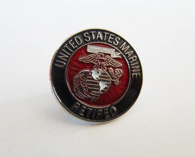 NEW United States Marine Retired Lapel Pin NEW | eBay