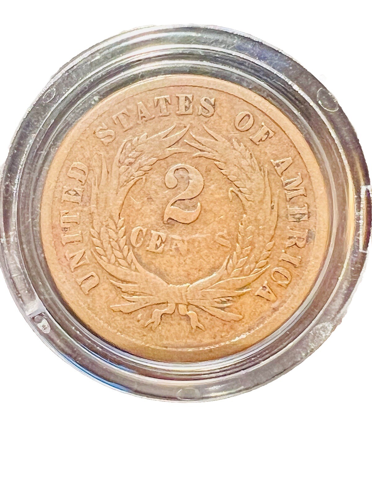 RARE 1865 UNITED STATES 2 CENT COIN | eBay