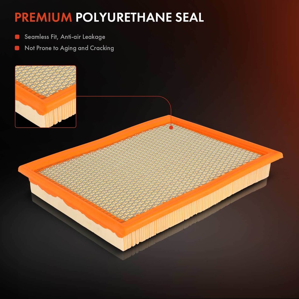 2Pcs Engine Air Filter for Pontiac GTO 2004 2005-2006 V8 5.7L V8 6.0L ...