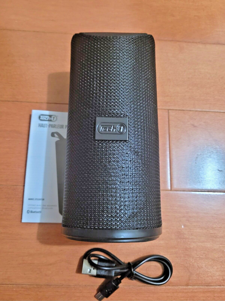 NEW Tech 1 RAGE Portable Splashproof Bluetooth Wireless Speaker - BLACK ...
