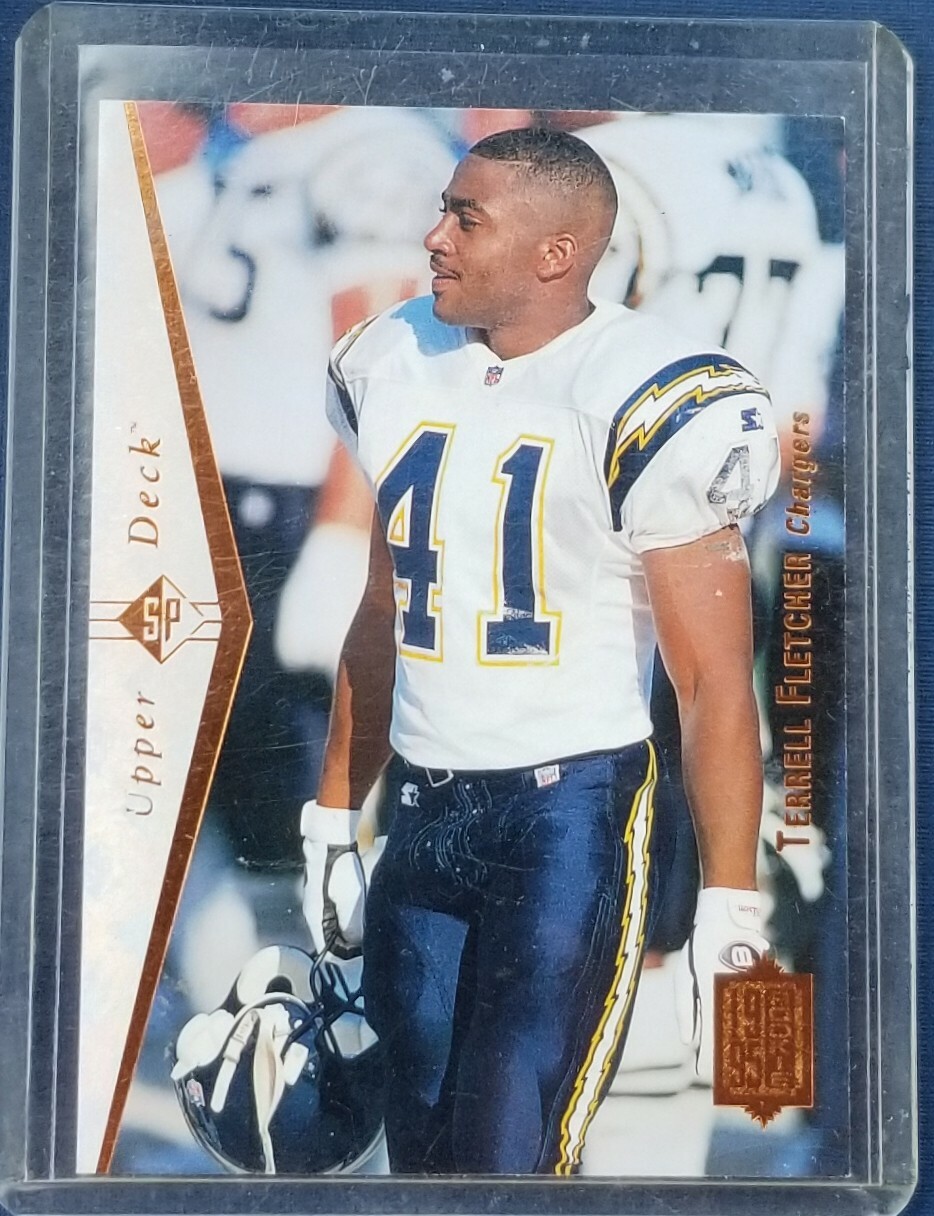 1995 SP Upper Deck #189 Terrell Fletcher Rookie/San Diego Chargers ...