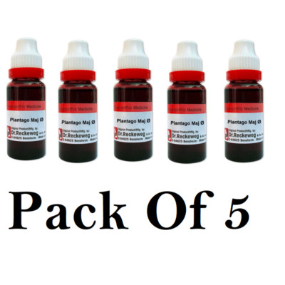 5X Dr Reckeweg Plantago Major Mother Tincture Q 20ml Each | eBay