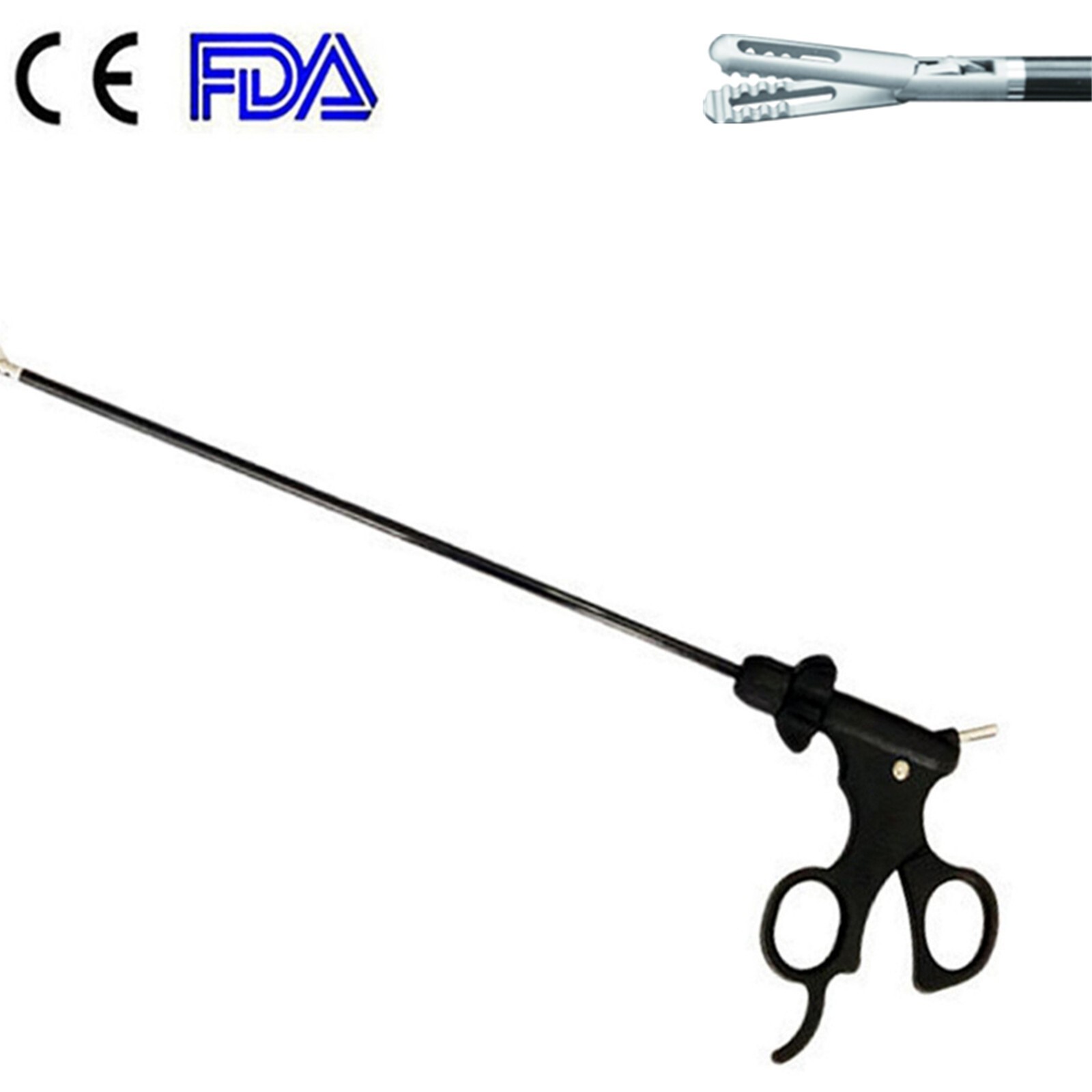 Autoclavable Φ5mmx330mm Laparoscopic Grasping Forceps Surgical Clinch ...