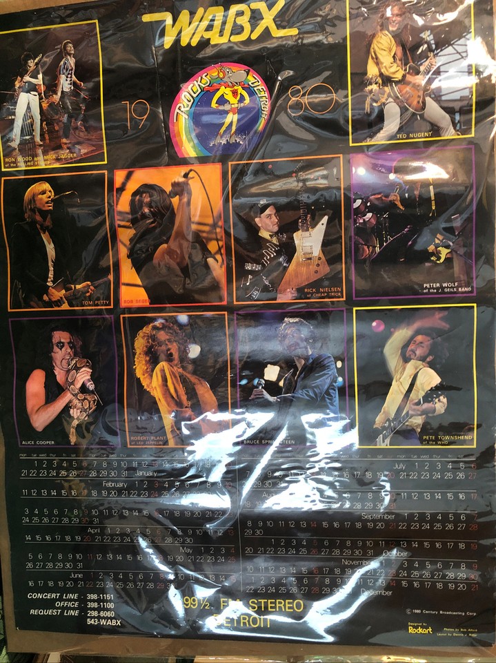 WABX Poster** Detroit Radio 1980** | eBay