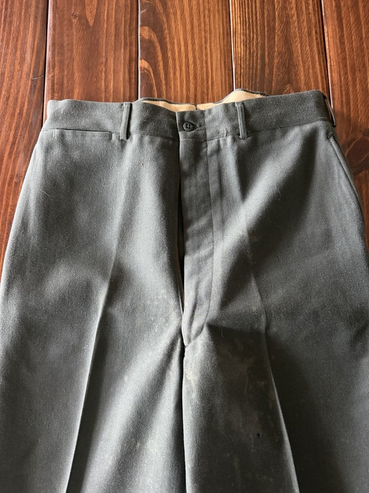 USMC WW2 Winter Service trousers W34-L36 Military Uniform Pants Marine ...