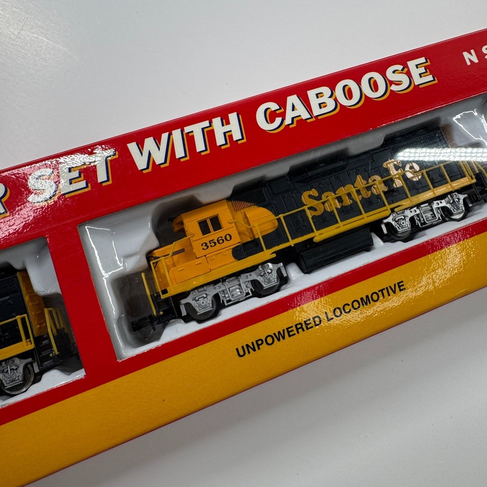 Life Like Trains Double Header Set With Caboose N Scale | eBay