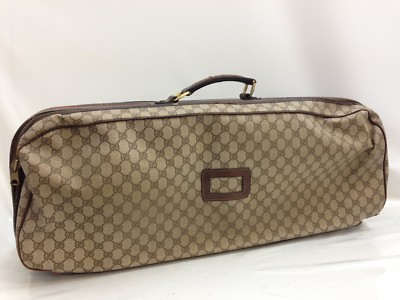 Authentic Gucci GG Pattern Badminton Bag Brown Vintage 8J120020N” | eBay
