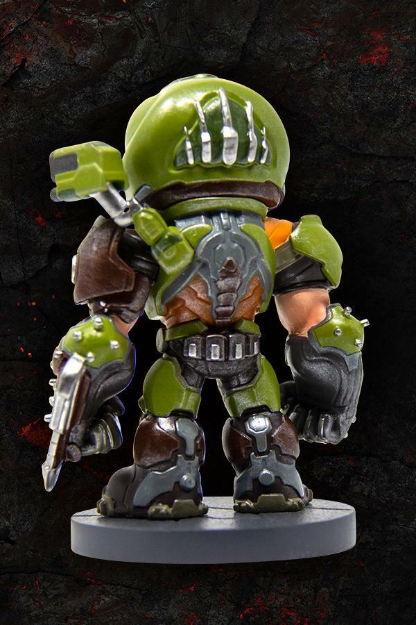 Doom Eternal Doomguy Mini Slayer Figure + Sticker Classic Figurine ...