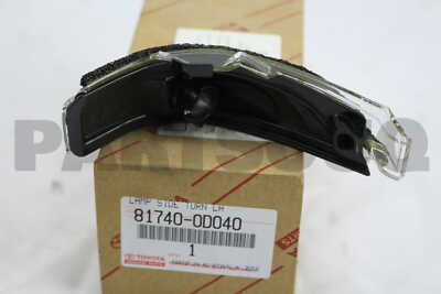 817400D040 Genuine Toyota LAMP ASSY, SIDE TURN SIGNAL, LH 81740-0D040 ...