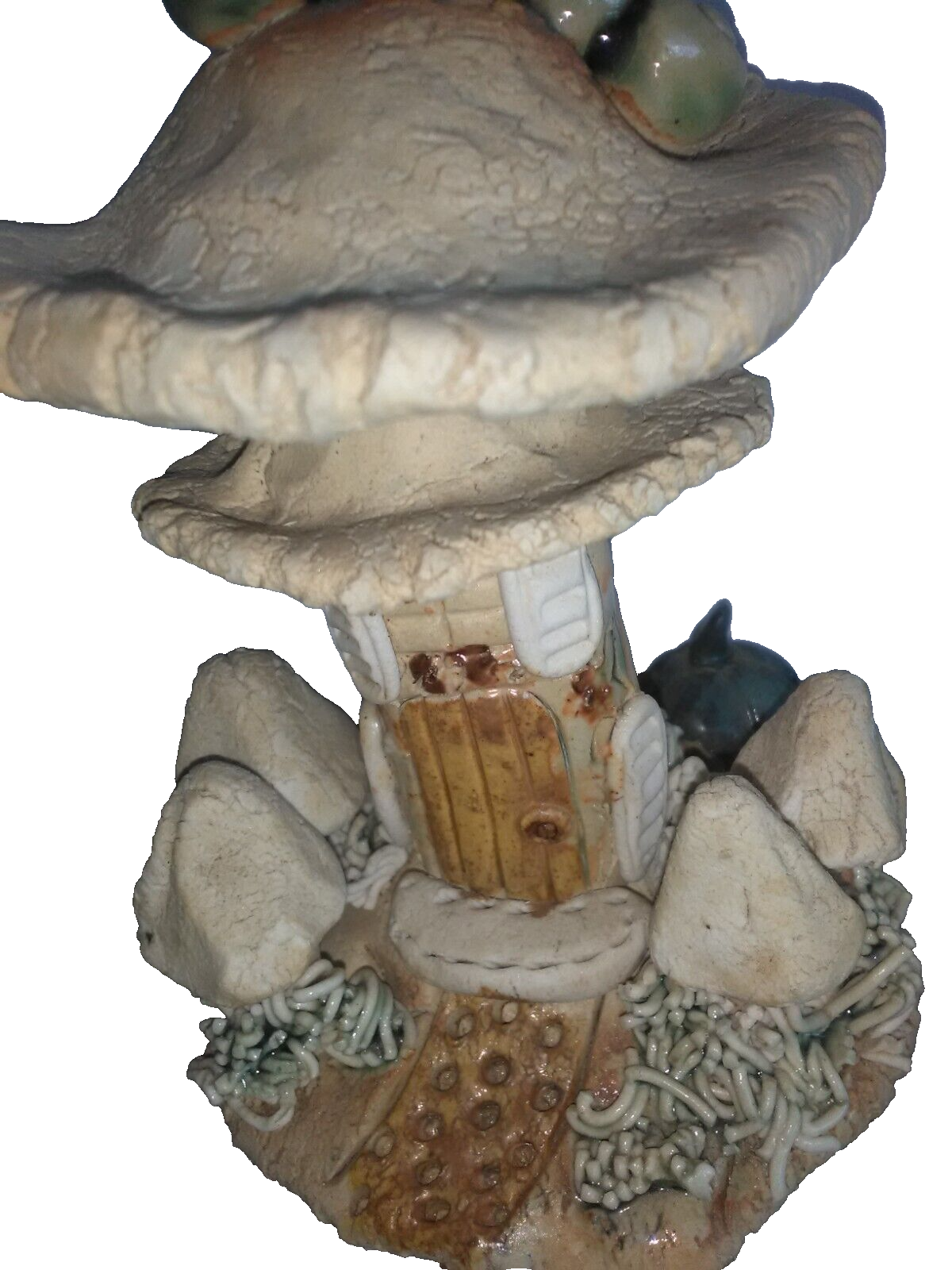 MUSHROOM TOADSTOOL HOUSE Handmade Crafted Australian Pottery | eBay