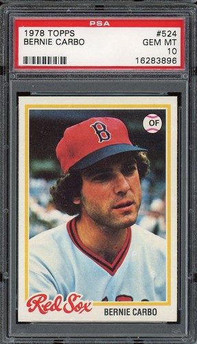 1978 Topps Baseball #524 Bernie Carbo PSA 10 | eBay