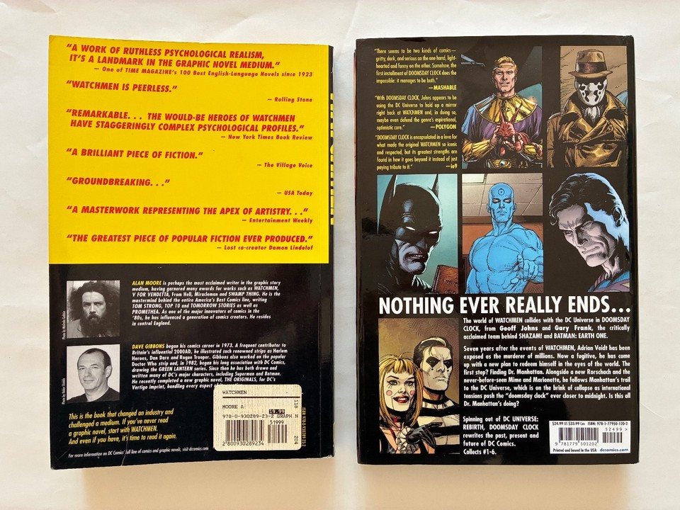 Watchmen TPB & Doomsday Clock Part 1 Hardcover | NICE! | eBay