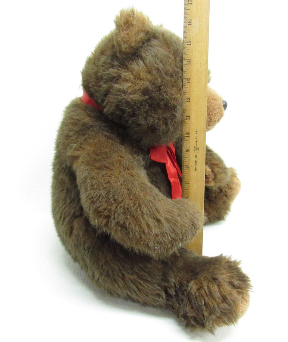 1990 TY LARGE Brown McGee 16 INCHES Stuffed PLUSH TEDDY BEAR | eBay