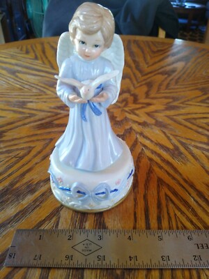 Lefton Amazing Grace Angel Music Box | eBay