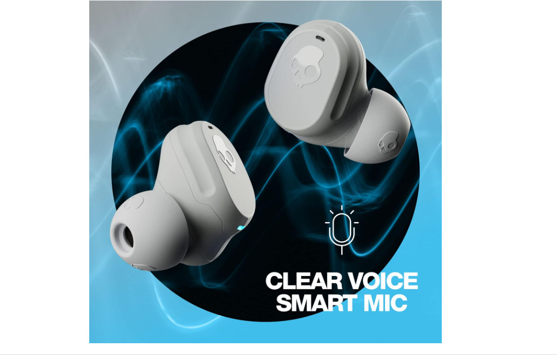 Skullcandy Mod True Wireless Earbuds - Light Gray Blue (Certified ...